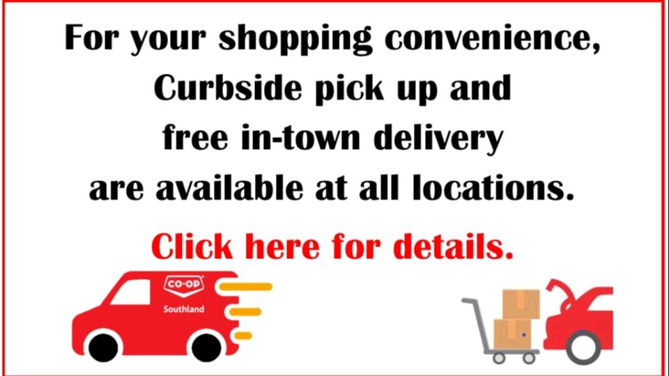 Pick-up and Delivery Options for all locations | Southland Co-op